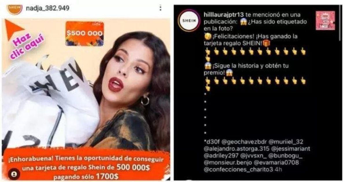 Shein se desliga de spam fraudulento en Instagram - Diarios en Red